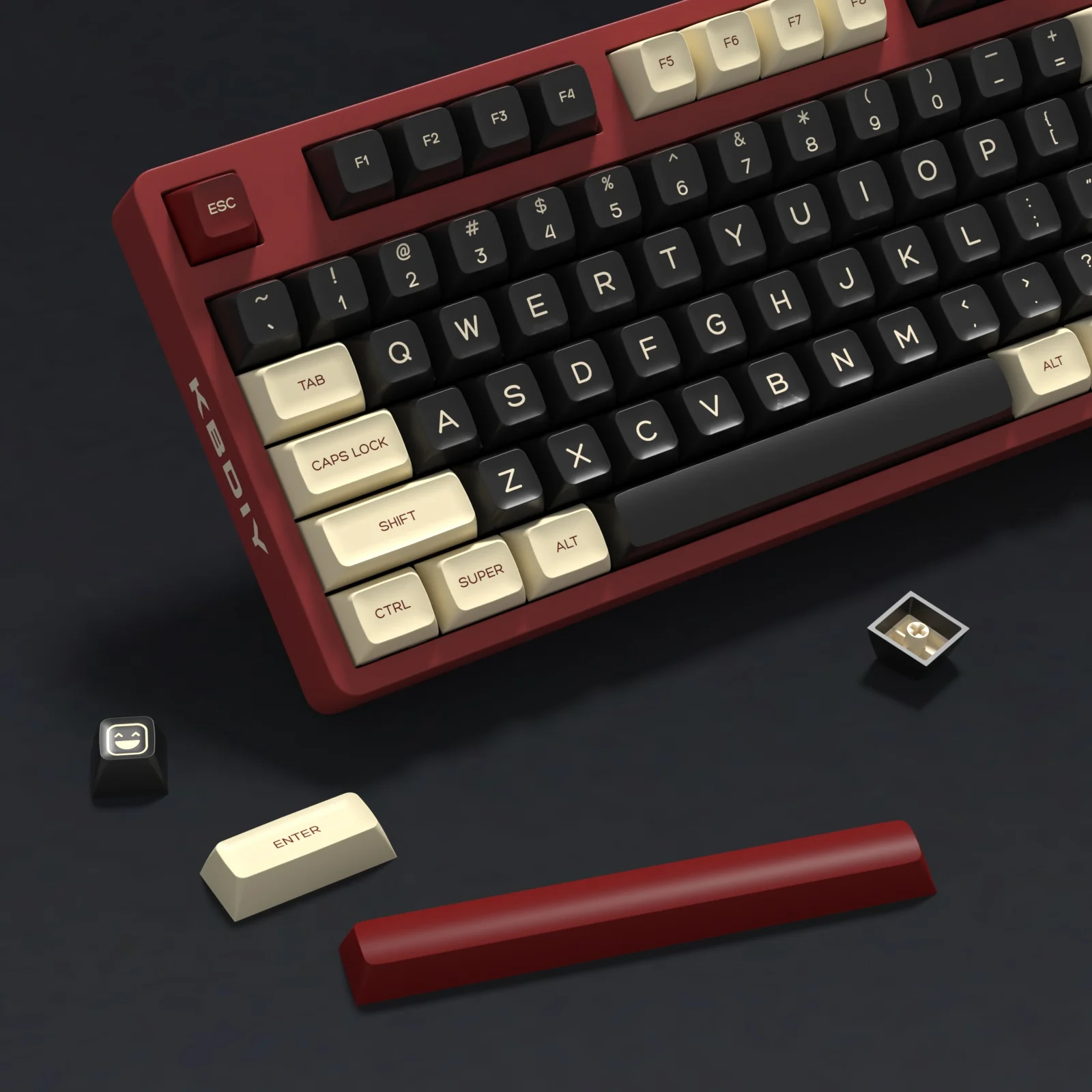 KBDiy-Keyboard-Keycaps-Set-PBT-Rome-Keycaps-Custom-Retro-Double-Shot-SA ...