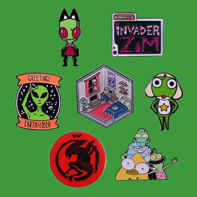 Green Alien Cartoon Nick