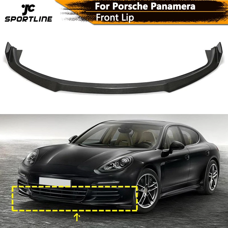 Car-Front-Bumper-Lip-Spoiler-Splitters-For-Porsche-Panamera-Standard ...