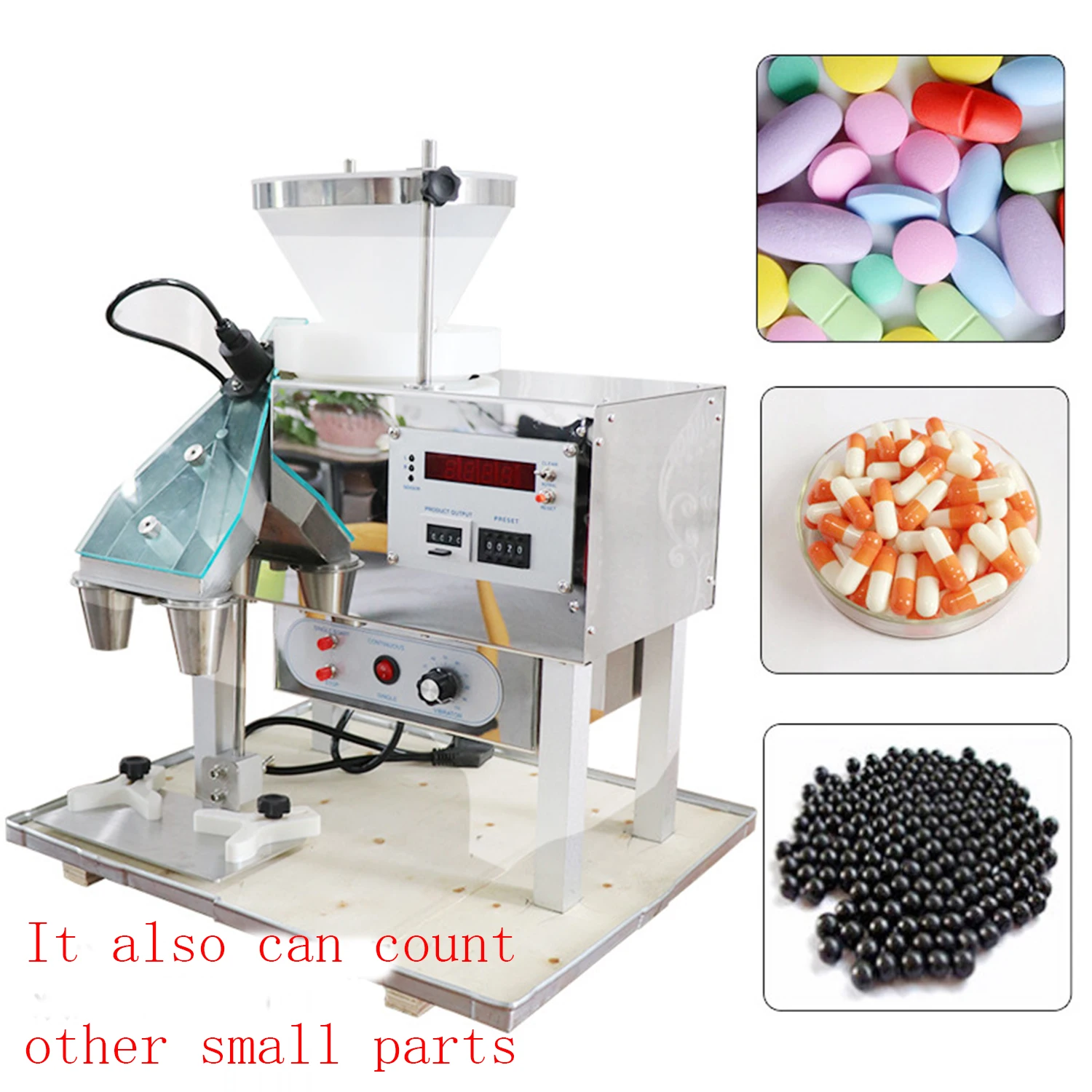 Capsule-Counting-Machine-Electronic-Tablet-pills-Counter-Small-Parts ...