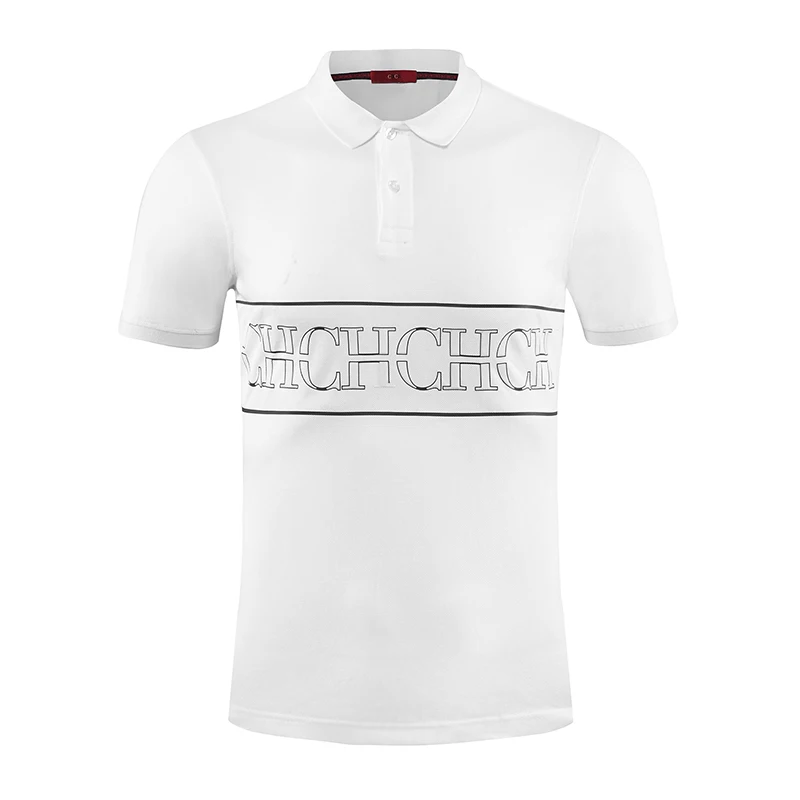 CHCH Summer Men's T-Shirts Cotton 2023 Business Casual Luxury Solid ...