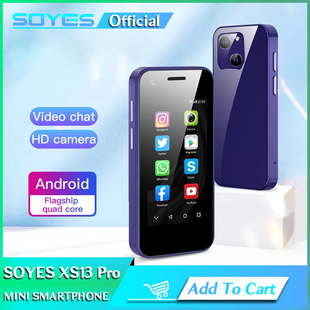 SOYES-Mini teléfono inteligente XS13 Pro, Android, pantalla de 2,5 ...