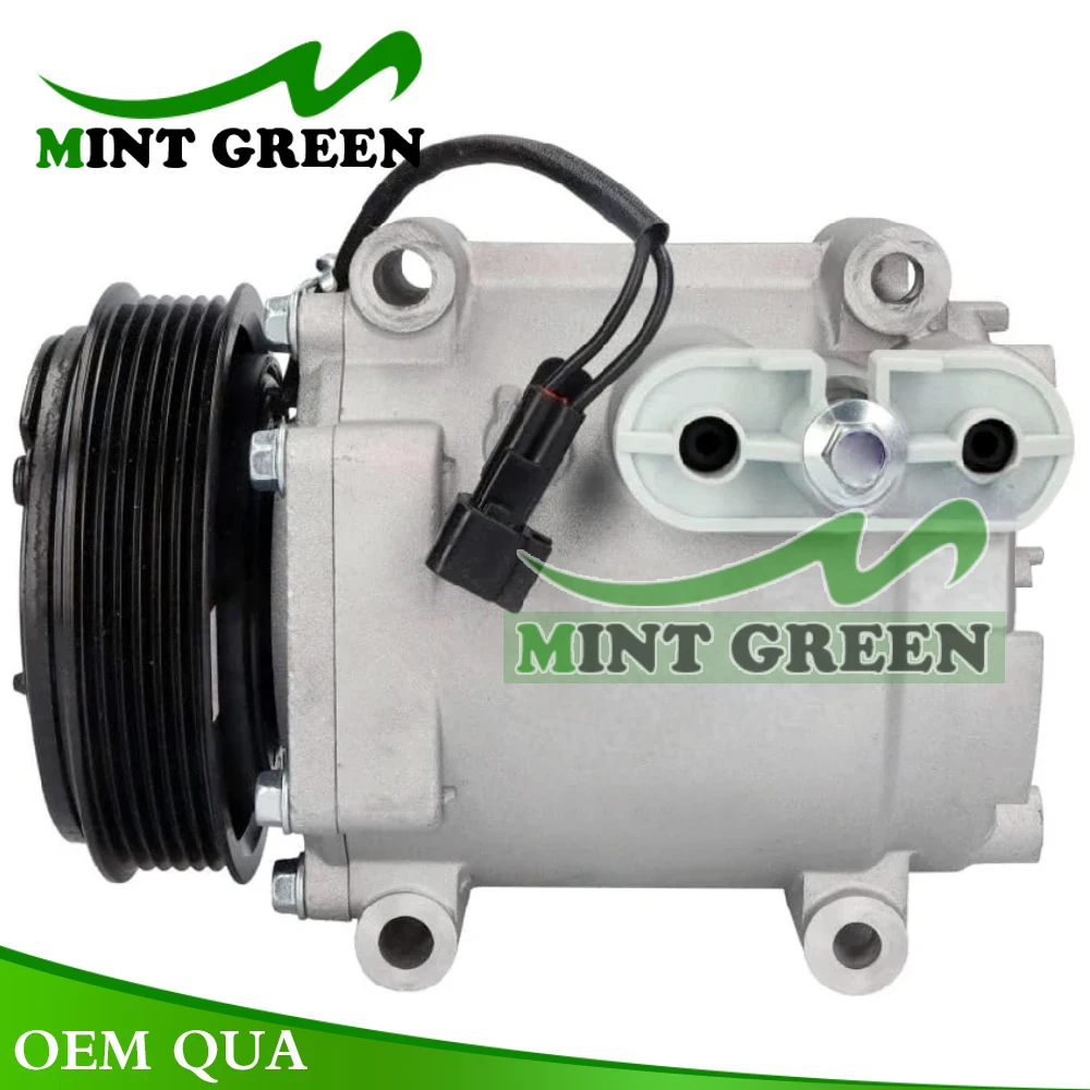 SCROLL-090 AC Compressor With Clutch For Ford Fiesta Van Mazda 2 II ...