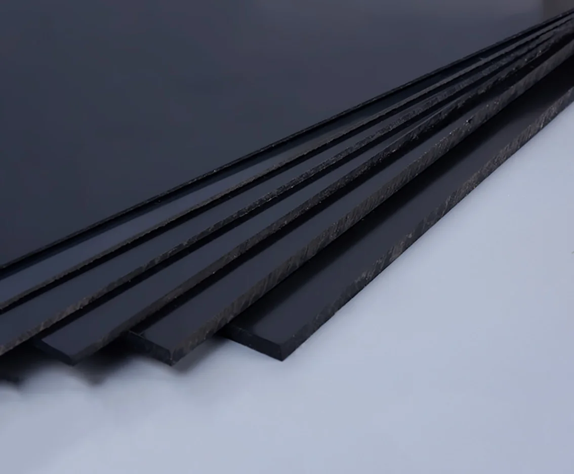 1Pcs Thickness 1mm/1.5mm/2mm/3mm White/Black ABS Plastic Board Model ...