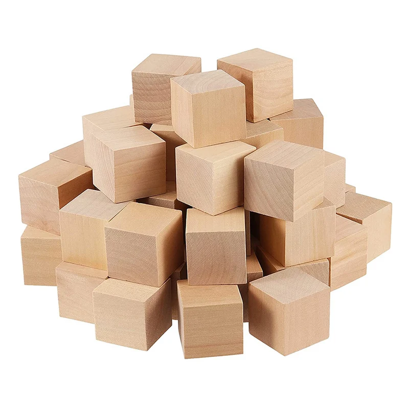 Unfinished-Blank-Mini-DIY-Wooden-Square-Blocks-1-2cm-DIY-Wood-Solid ...