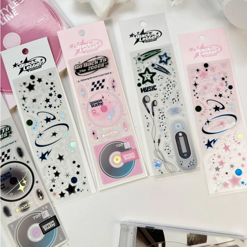 1Pc-Korean-Dream-Star-Music-Series-Laser-Guka-Sticker-Flakes-Idol-Card ...