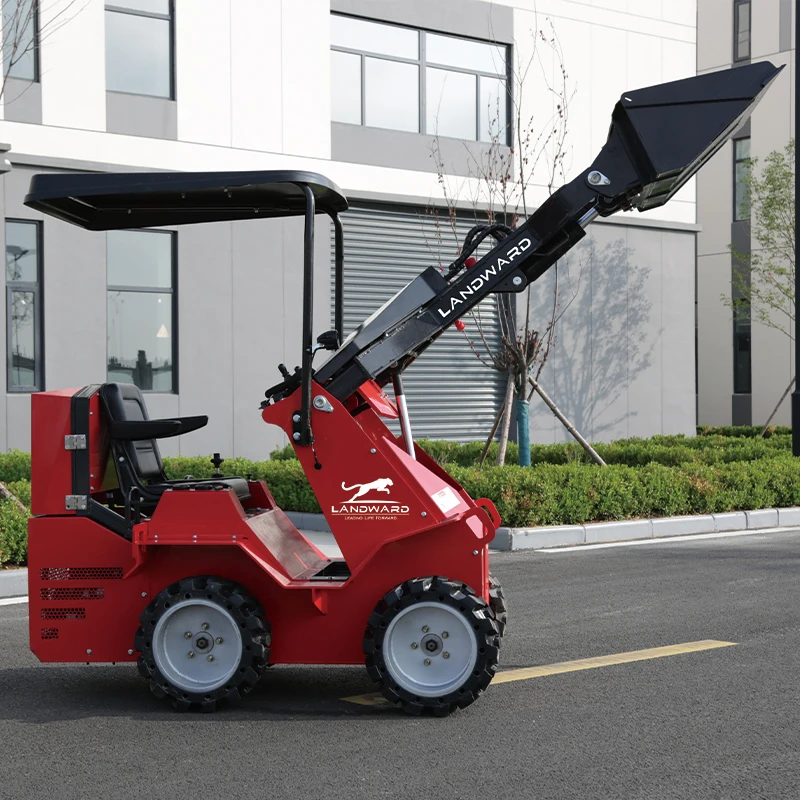 Small-Skid-Steer-Loader-Wheel-Engineering-Loading-And-Unloading-Multi ...