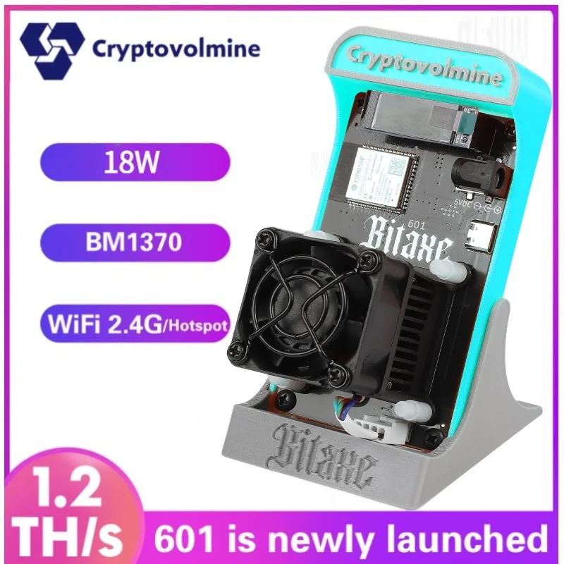Bitcoins Miner Bitaxe Gamma 601 BM1370 Asic Chip 1.2TH/s Solo Miner 2 ...