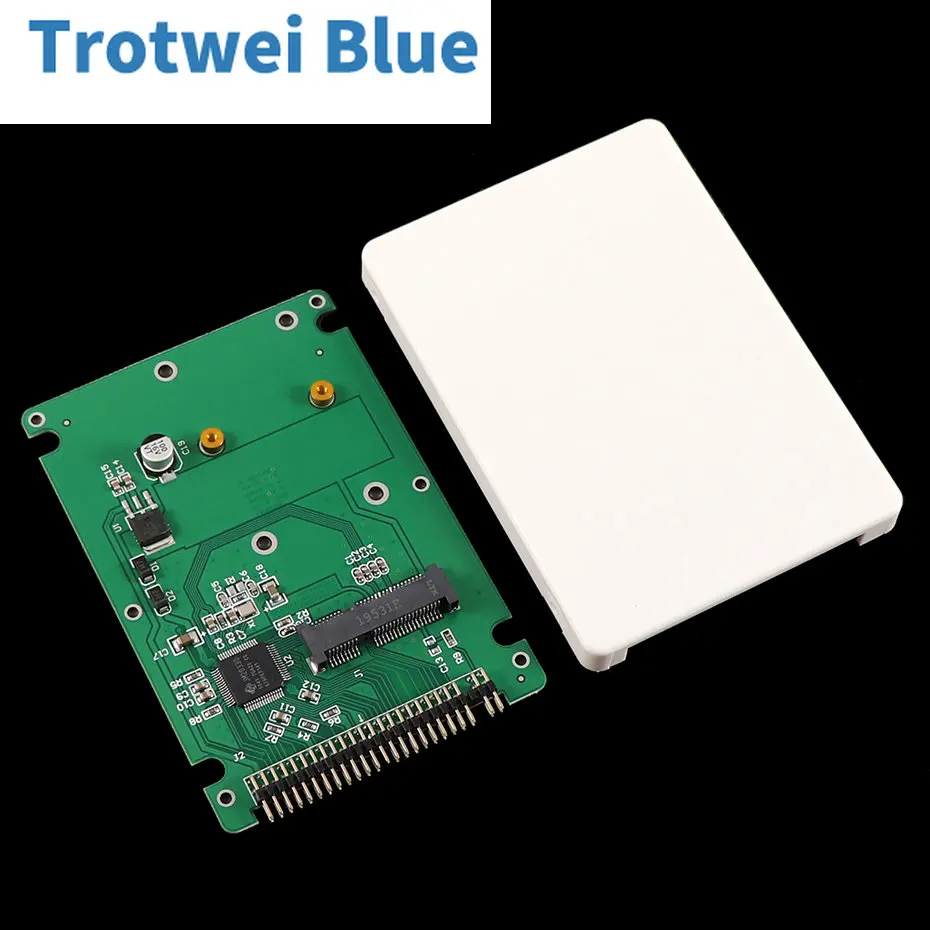 44PIN mSATA to 2.5" IDE HDD SSD mSATA to PATA Adapter Converter Card ...