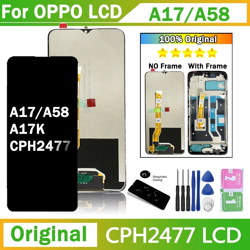 Original-6-56-For-Oppo-A17-A17K-LCD-CPH2477-CPH2471-Display-Screen ...