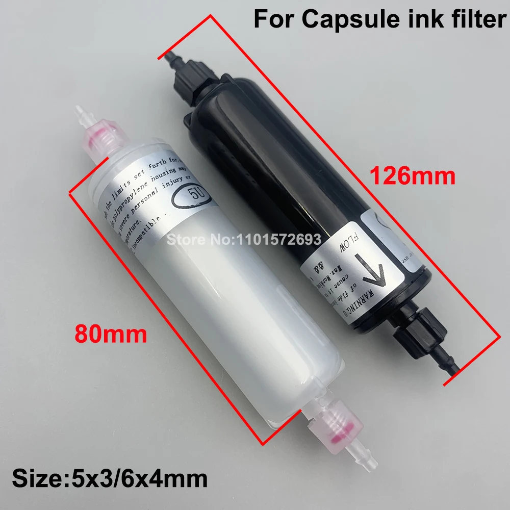 10PCS Eco Solvent Printer Capsual Ink Filter 80mm of Epson DX5 XP600 ...