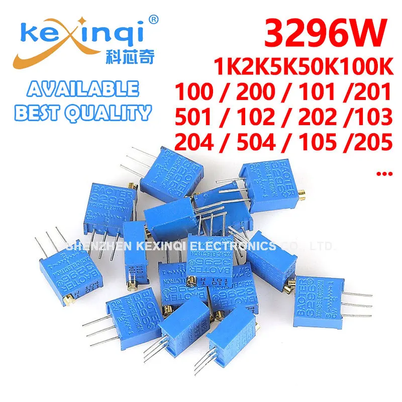10pcs-3296W-103-10K-Top-Adjust-Square-Trimming-Potentiometer-1K-2K-5K ...