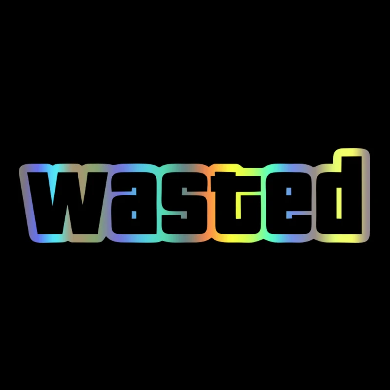 CS40093-Die-cut-Vinyl-Decal-Wasted-Car-Sticker-Waterproof-Auto-Decors ...