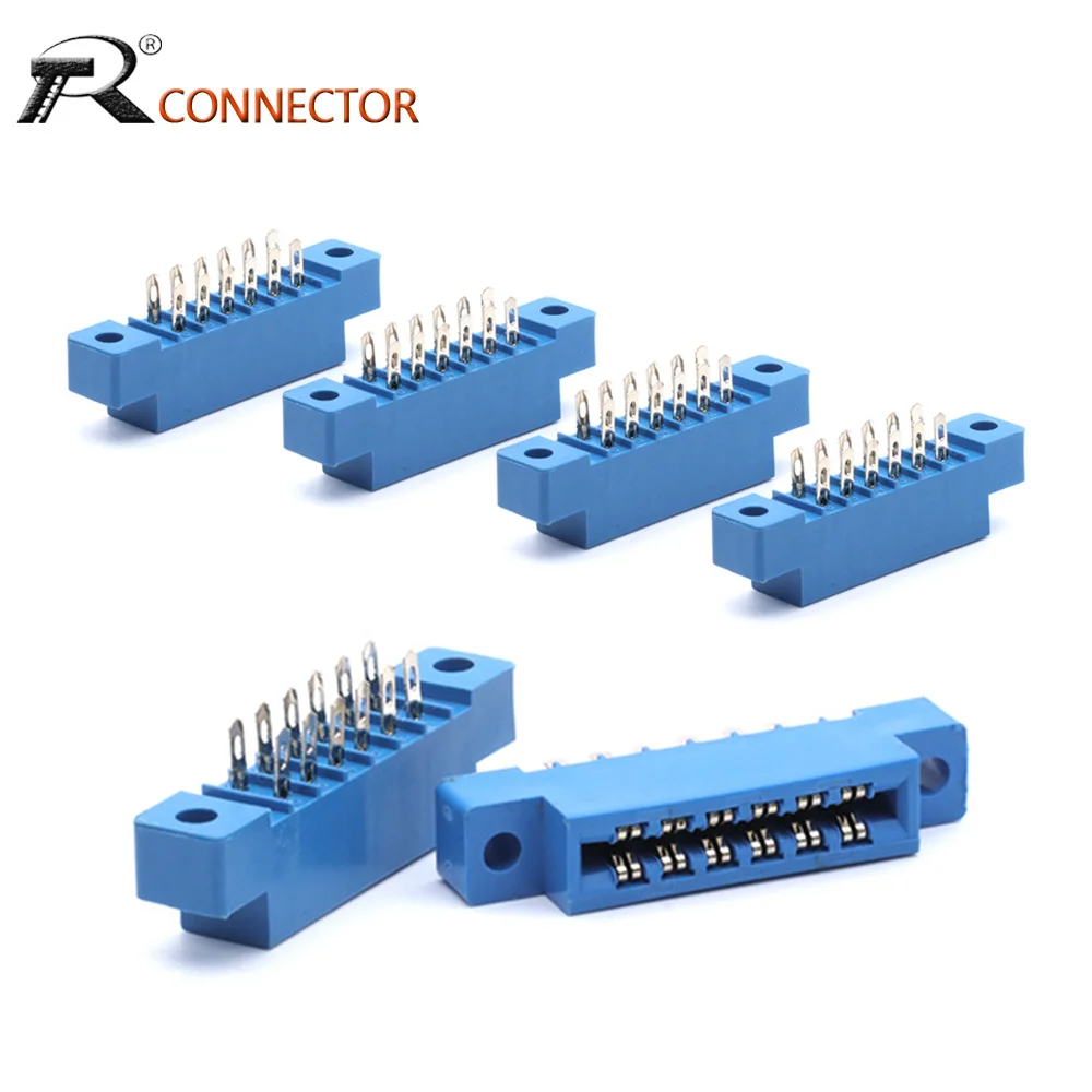 10Pcs-Lot-805-12P-Card-Edge-Connector-3-96mm-Pitch-2x6-Row-12-Pin-PCB ...