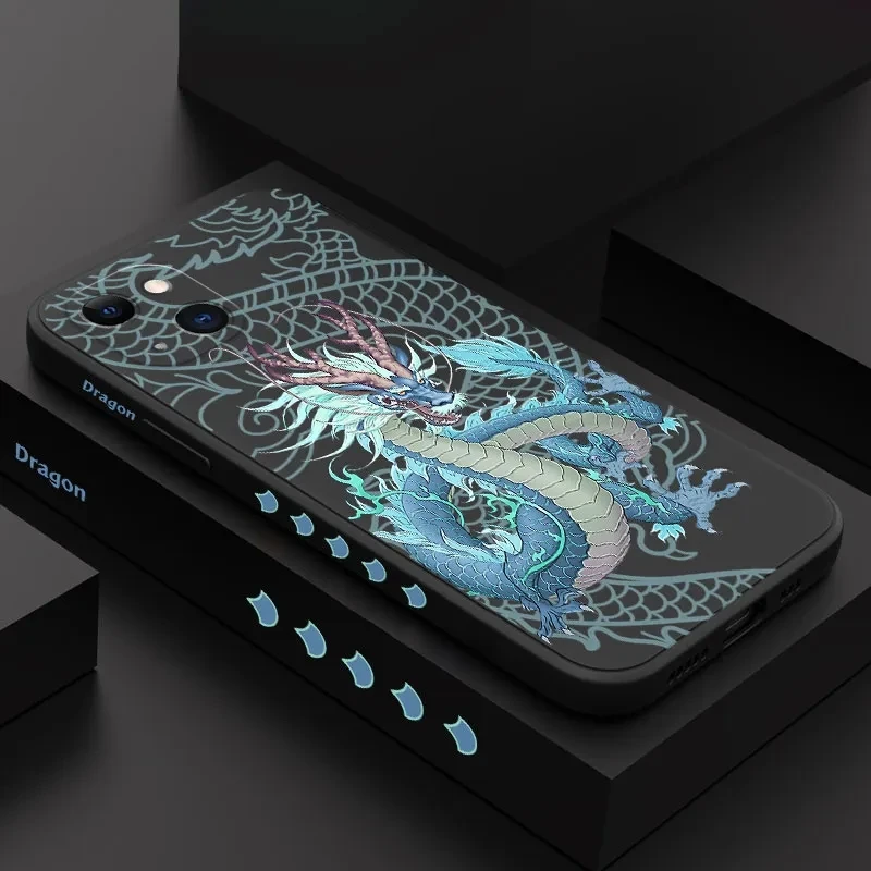 Dragon Totem Silicone Phone Case For iPhone 11 Case for iPhone 14 Pro Max 13 12 Pro Max XR 7 8 ...