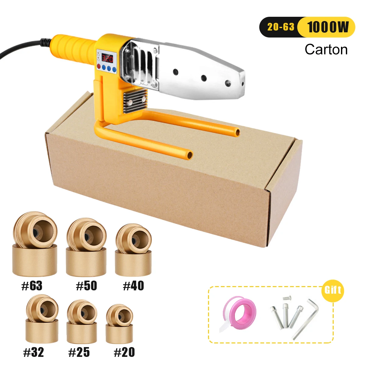 Pipe-Welding-Machine-1000W-800W-Pipe-Soldering-Iron-Plastic-Welding-PP ...