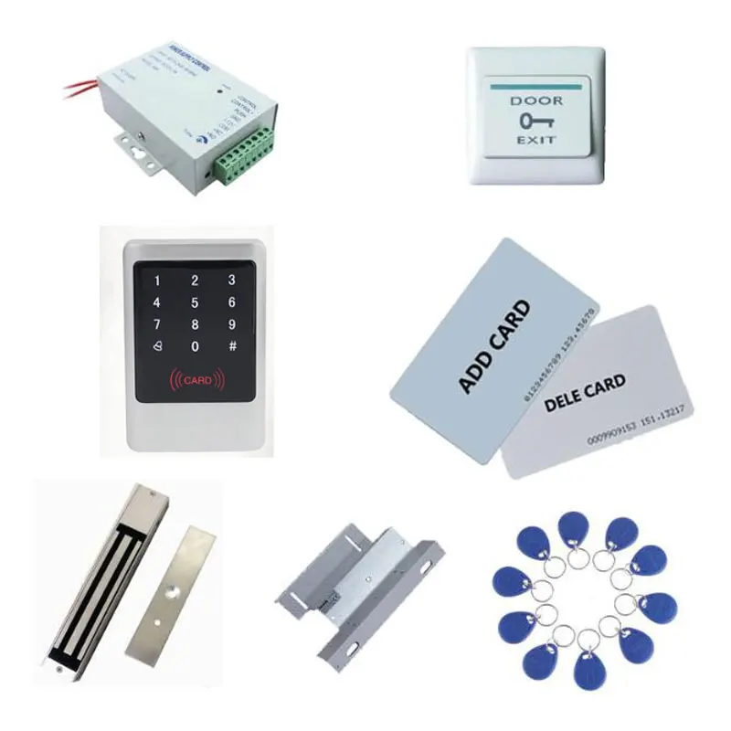 Metal Access Controller Kit ,power+280kg Magnetic Lock+280kg Zl-bracket ...