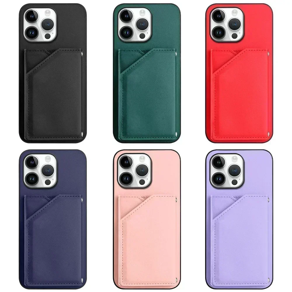 Premium Leather Wallet Phone Case with Lanyard Attachment for Moto G34 ...