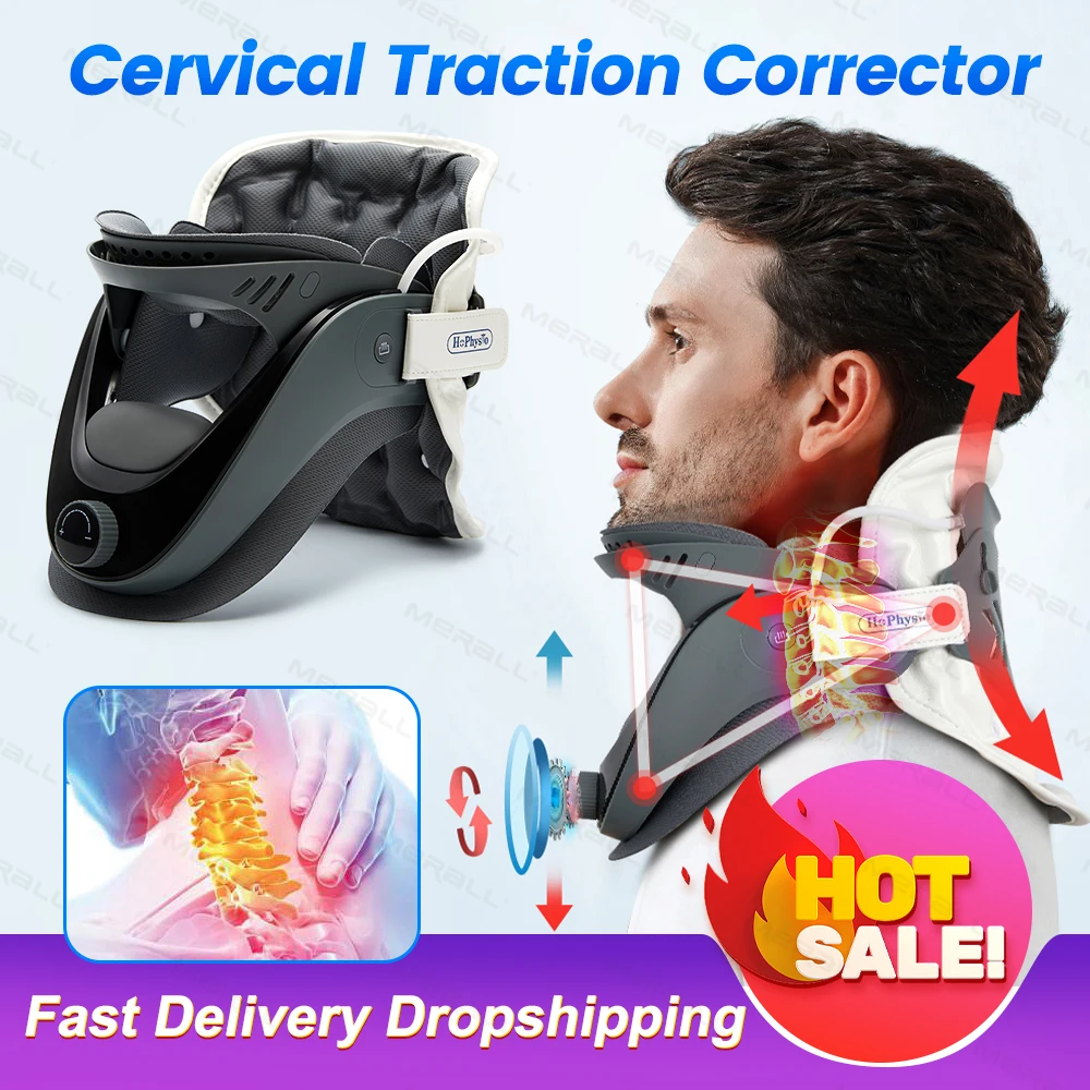 Neck-Traction-Device-Medical-Neck-Stretcher-Posture-Corrector ...