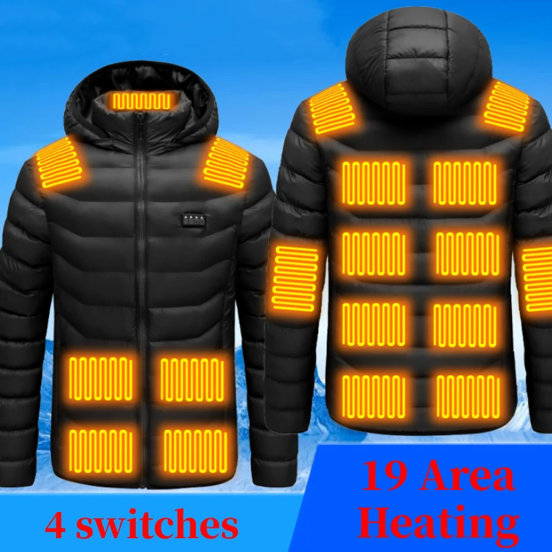 19-11-2-Area-USB-Electric-Heating-Jacket-Winter-Women-Men-Heated-Jacket ...