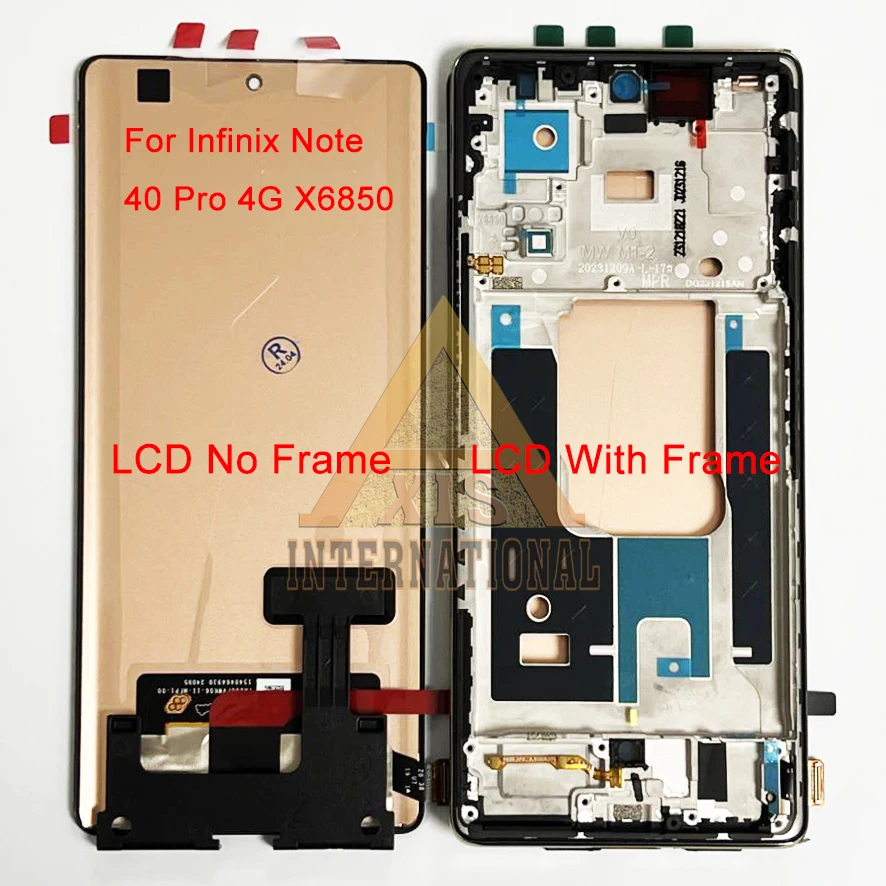 AMOLED-Original-For-Infinix-Note-40-Pro-4G-X6850-5G-X6851-LCD-Note-40 ...