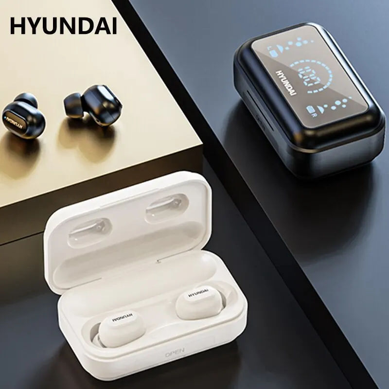 HY-T04 Bluetooth Earphones TWS Wireless Headphones Mic Fone Bluetooth ...