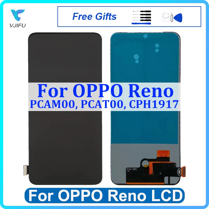 6.4'' LCD For OPPO Reno Display Touch Screen PCAM00 PCAT00 CPH1917 Digitizer Assembly ...