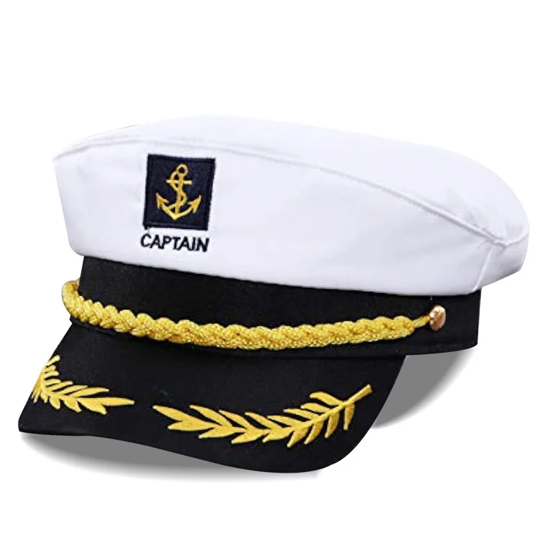 Adult-Yacht-Sailor-Captain-Hat-Adjustable-Men-s-and-Women-s-Party-Hat ...