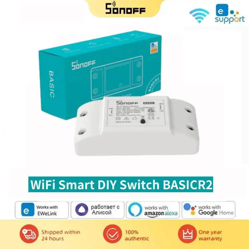 SONOFF-BASICR2-WiFi-Wireless-Smart-Switch-Esphome-DIY-Switch-Basic-Timer-Work-With-Alexa-Google ...