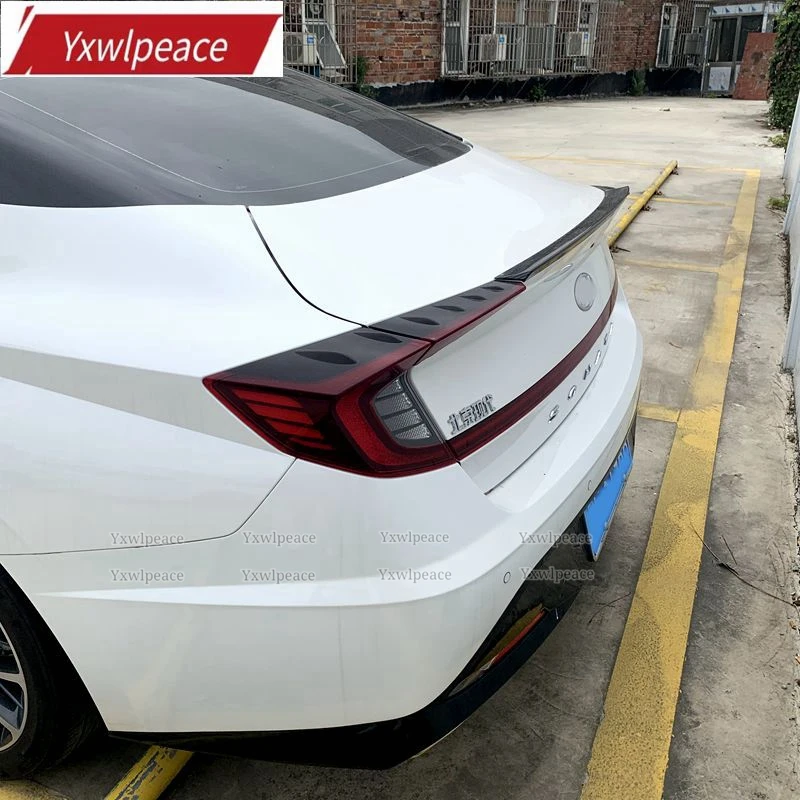 For Hyundai Sonata 2020 2021 Spoiler High Quality Abs Plastic Carbon ...