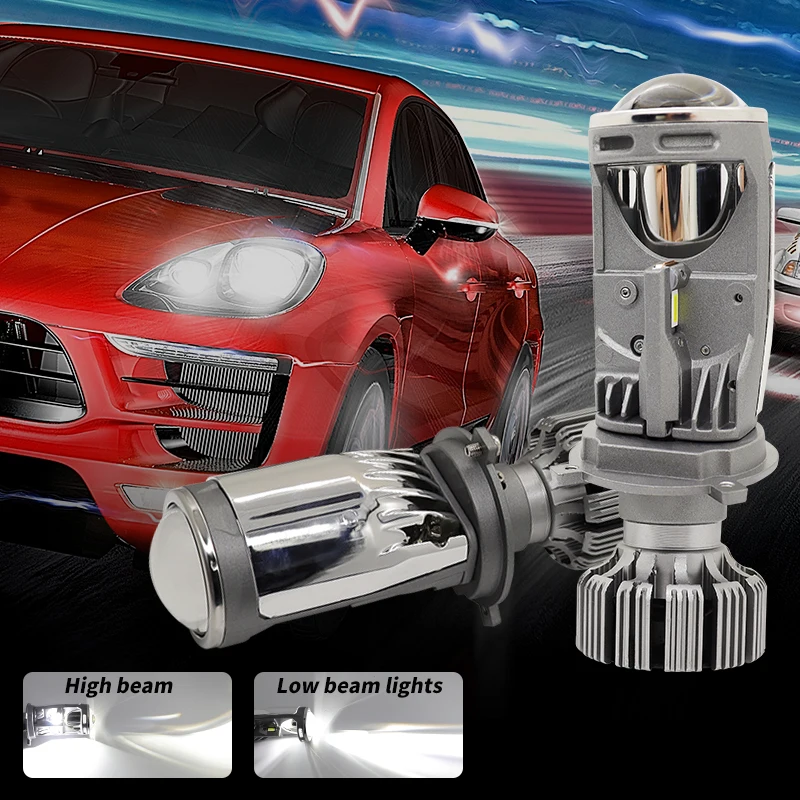 Super-Bright-LED-Headlights-Bulbs-G9-H4-Car-Lamp-Mini-Projector-Lens ...
