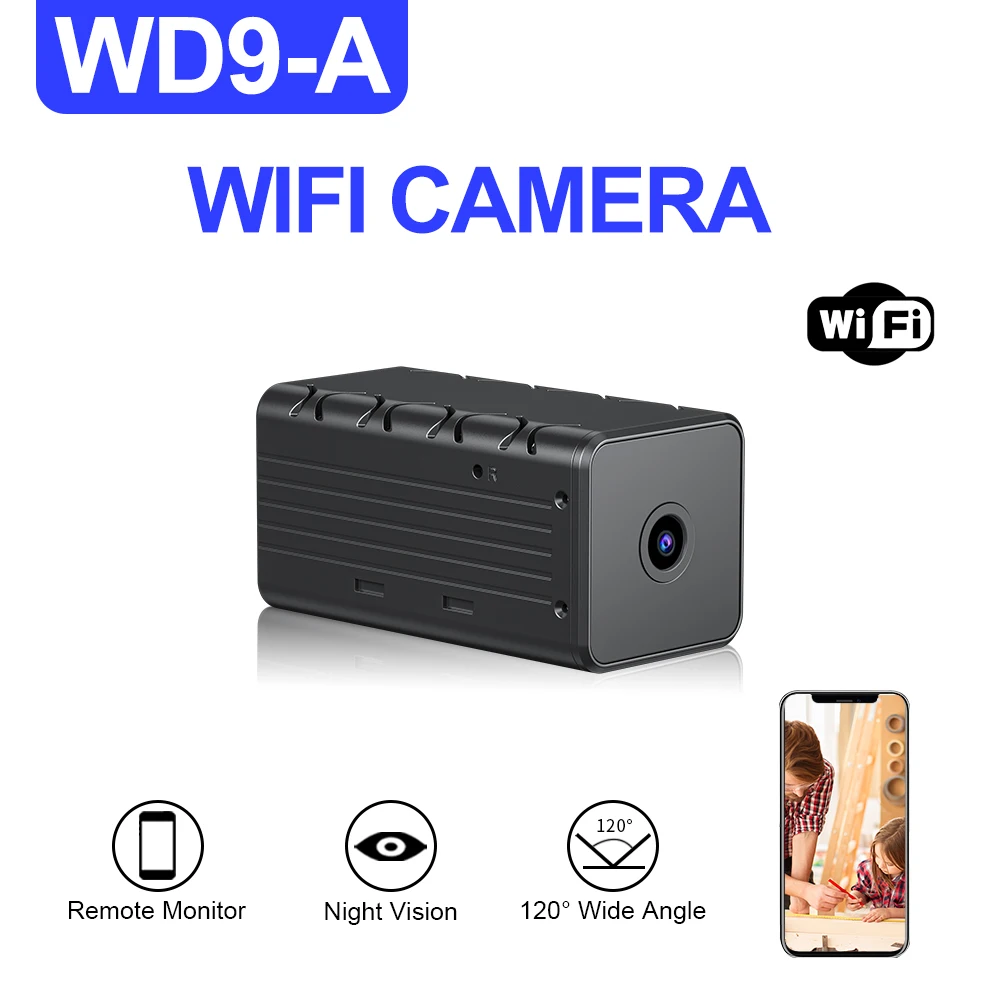 Wireless Remote Monitor Camera, WiFi, Mini Cam, Micro Cam, Tiny IP ...