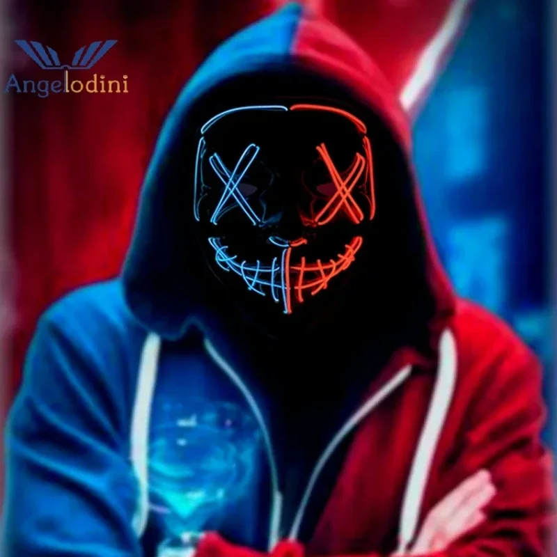 Halloween-Neon-Led-Purge-Mask-Masquerade-Carnival-Party-Masks-Light ...