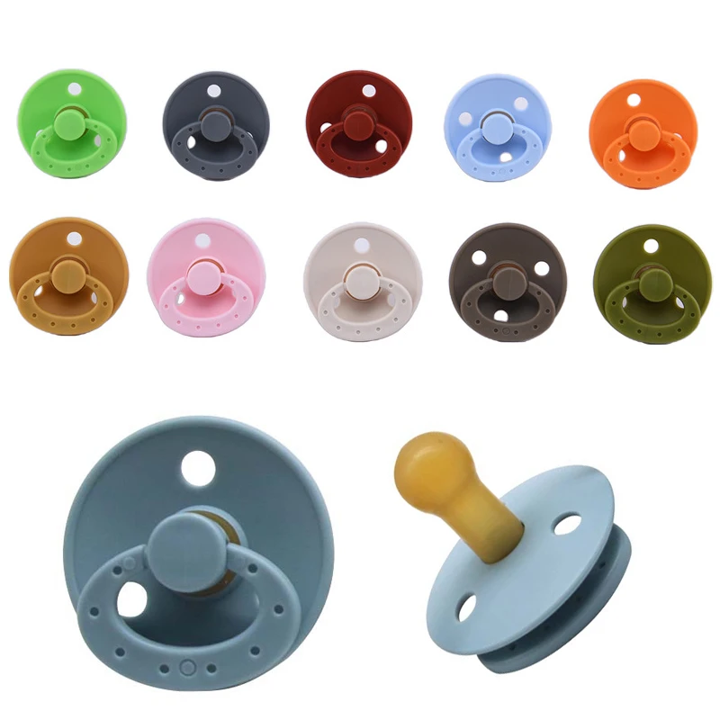 Baby Newborn Soft Food Silicone Nipple Infant Safe Circle Type Nipples ...