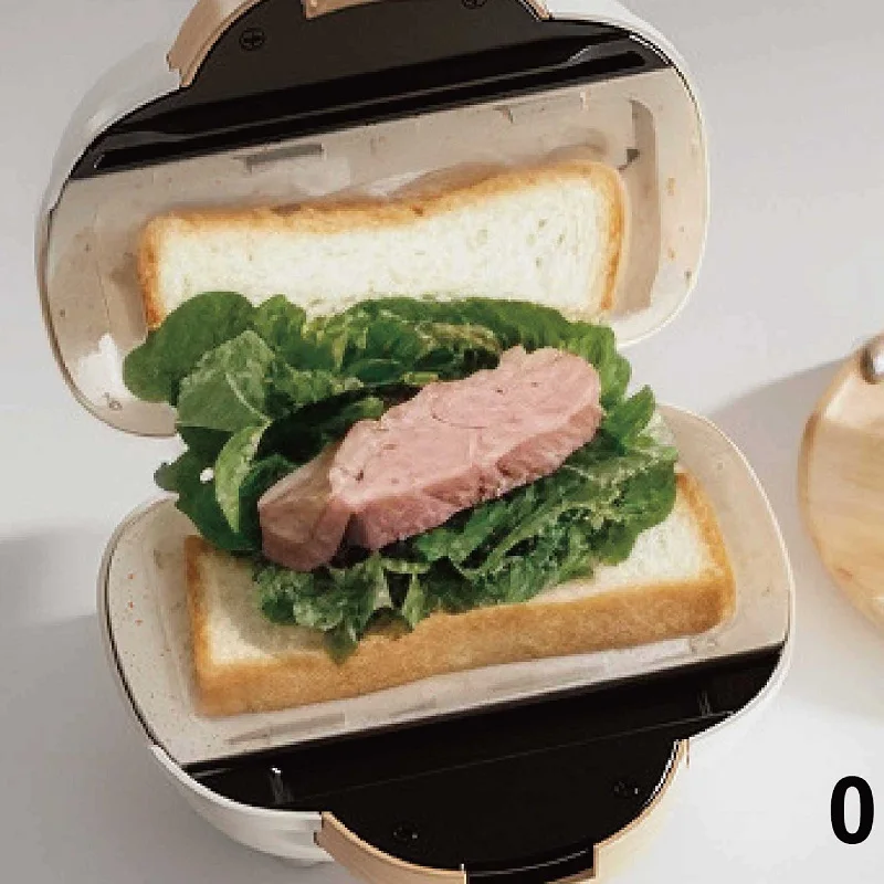 500W Sandwich Machine Fast Breakfast Machine Home Hot-pressed Toasted ...