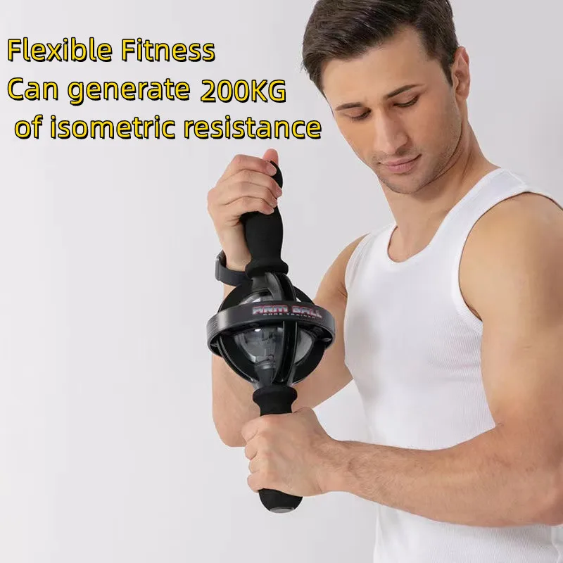 Multifunctional-Metal-Arm-Strengthener-Big-Gyro-Ball-200KG-Forearm ...