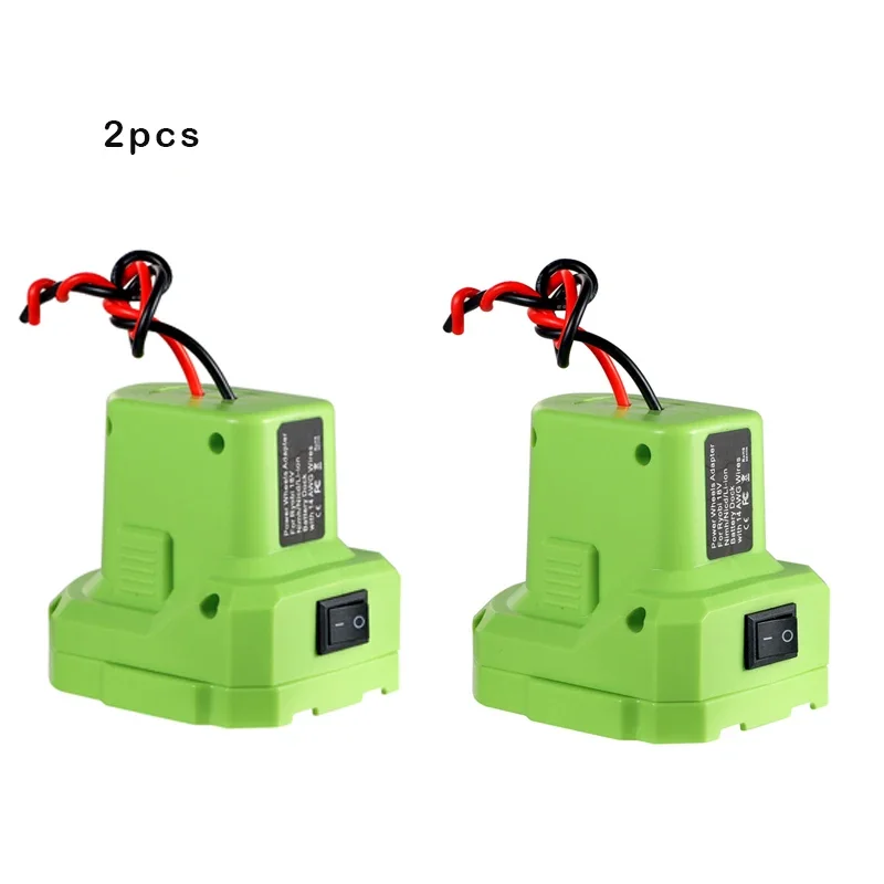 1/2pcs Adapter For Ryobi 18V Nimh/Nicd/Li-ion Battery DIY Power Wheels ...