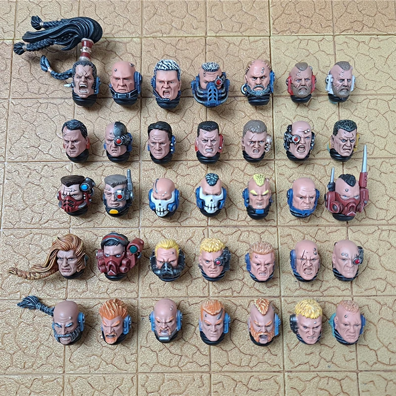 1/18 Scale Head Sculpture Model Of The Soldiers Of The Jury 3.75 Movable Doll Accessories ...