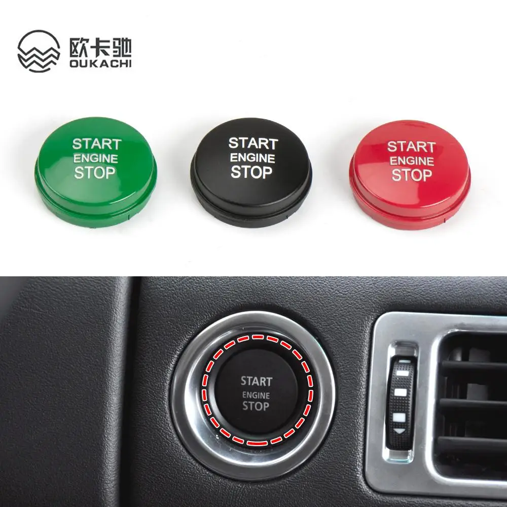 Car-Start-Stop-Engine-Button-Switch-Cover-For-Land-Range-Rover-Car-One ...