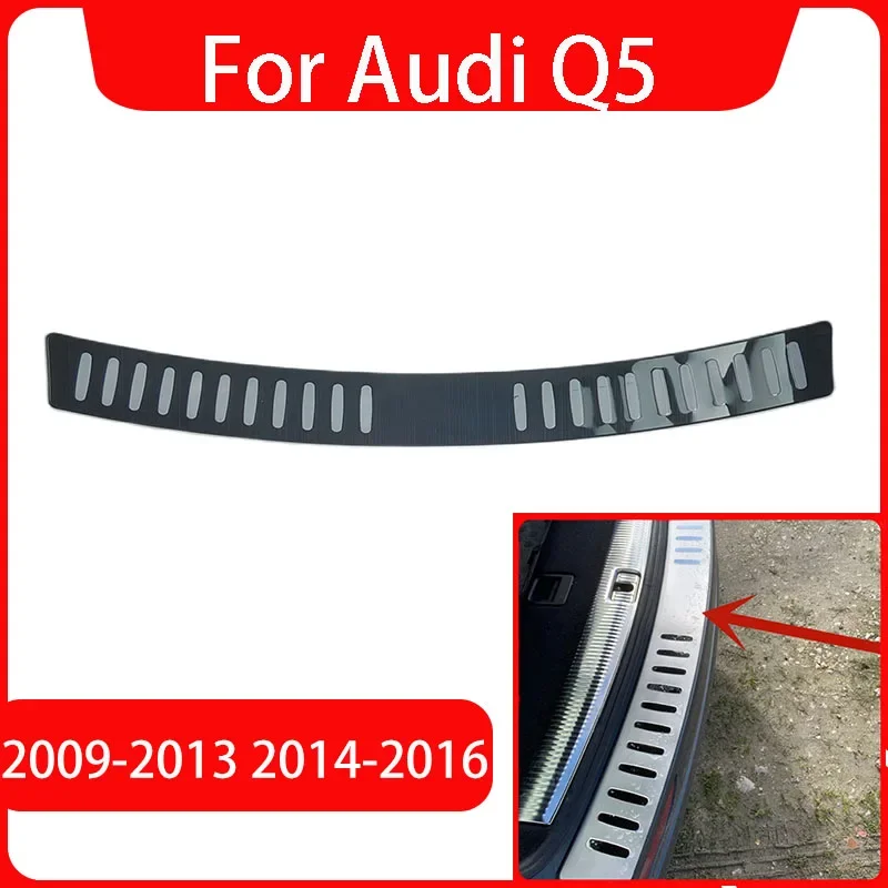 stainless-steel-Rear-Bumper-Protector-Sill-Trunk-Rear-guard-Tread-Plate ...