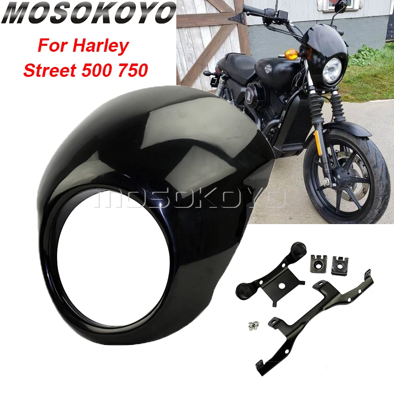 Motorcycle-Headlight-Fairing-Front-Fork-Mount-For-Harley-Street-500 ...