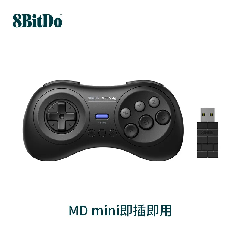 8bitdo-m30-2-4g-mini-gamepad-para-sega-genesis-mini-e-mega-drive-mini ...