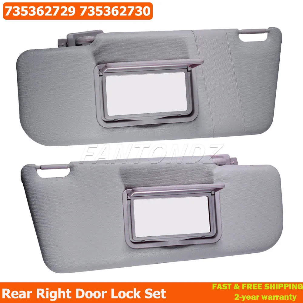 For-Fiat-Panda-Sun-Visor-Left-Or-Right-With-Mirror-And-Pocket-For-Fiat ...