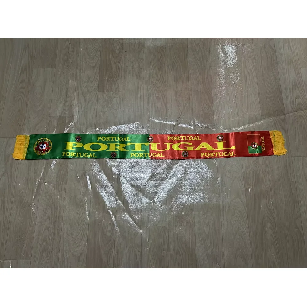 Portugal Scarf 14x135cm Double-sided Printed Portugal Flag Satin ...