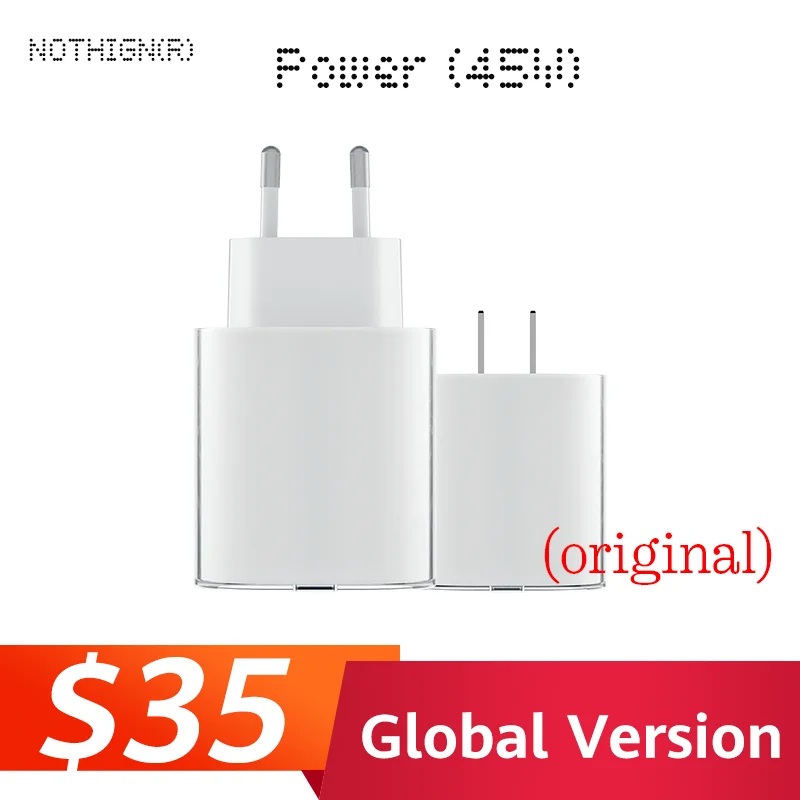 Original 45W EU Charger for NOTHING phone (1) super fast charging with ...