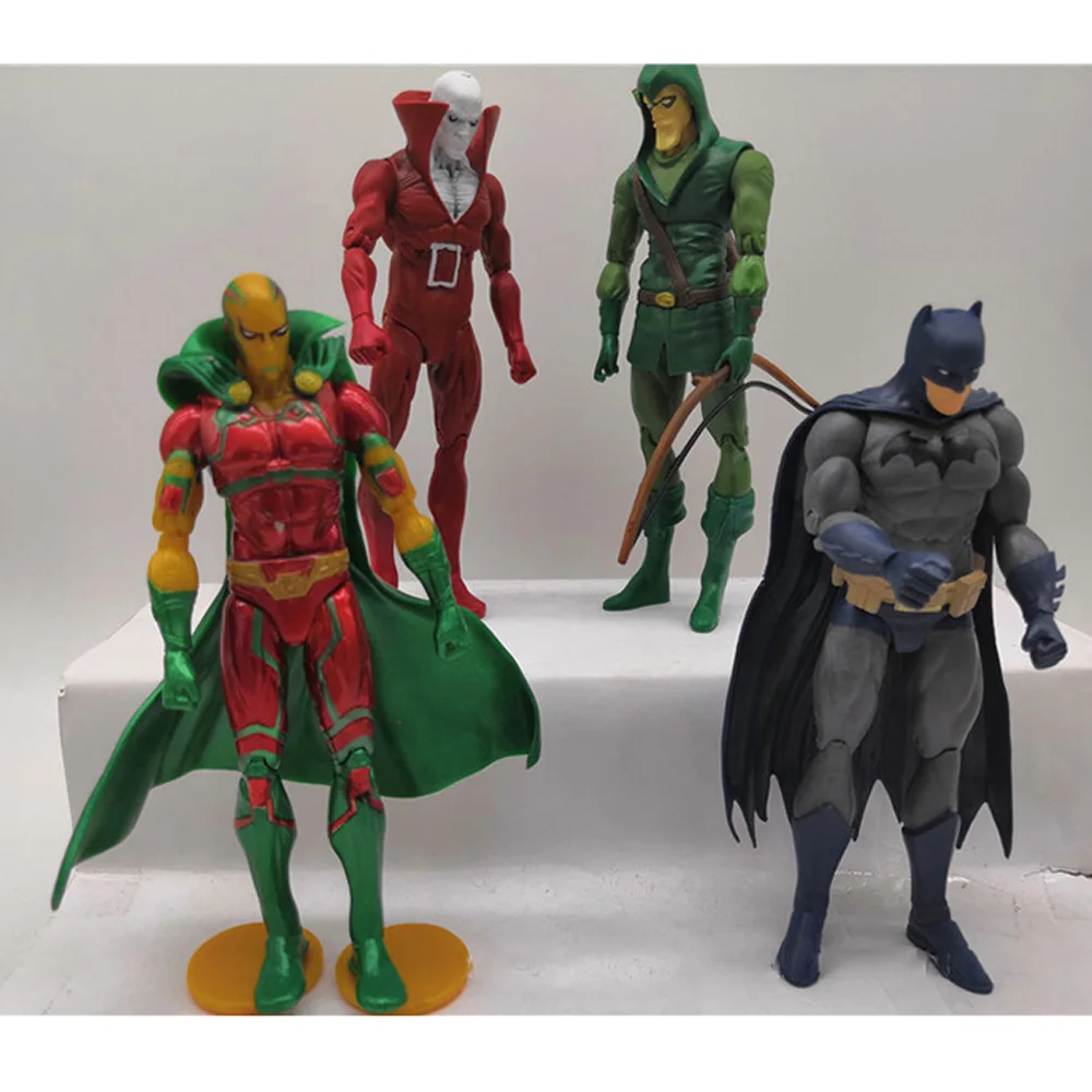 4-teile-satz-DC-Gerechtigkeit-Liga-Superheld-Figur-Batman-Pfeil-Robin ...