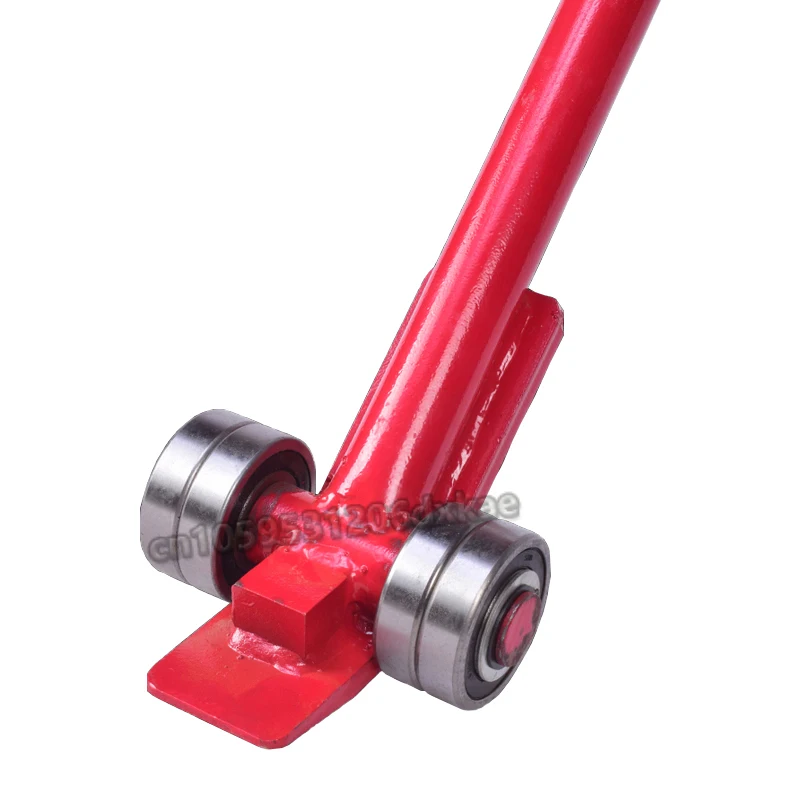 Heavy-Duty-Wheeled-Flat-Head-Pulley-Lifting-Crowbar-Thickened-Seamless ...