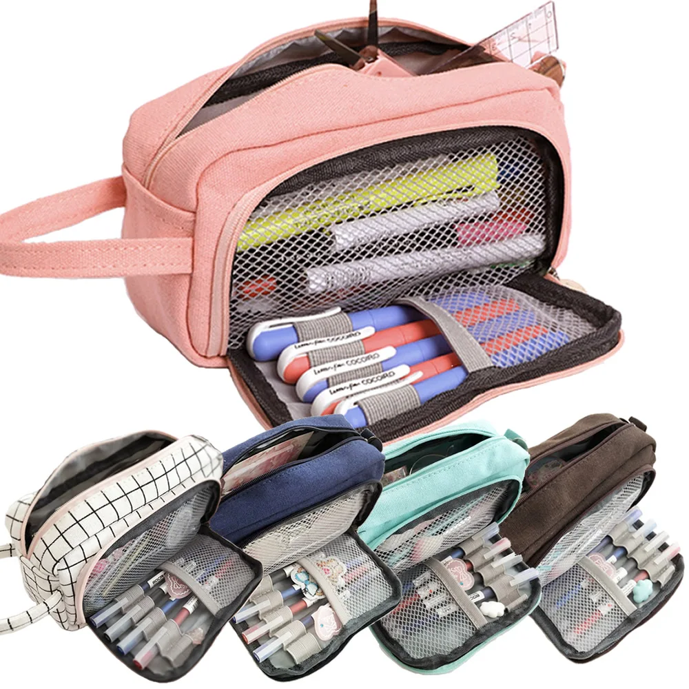 Kawaii Pencil Cases Large Capacity Pen Box Cute Bag Back To School ...