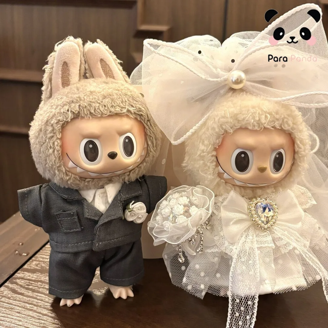 Labubu Bridal and Groom Outfits: The Perfect Match for Your Collectible ...