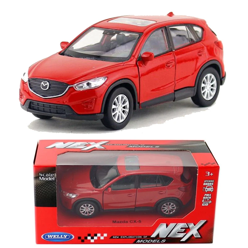 1:36 Scale Toy Vehicle Mazda Cx-5 Suv Model Car Pull Back Alloy Car ...